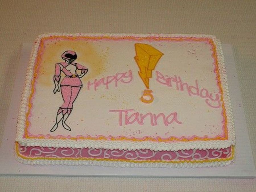 Pink Power Ranger - CakeCentral.com