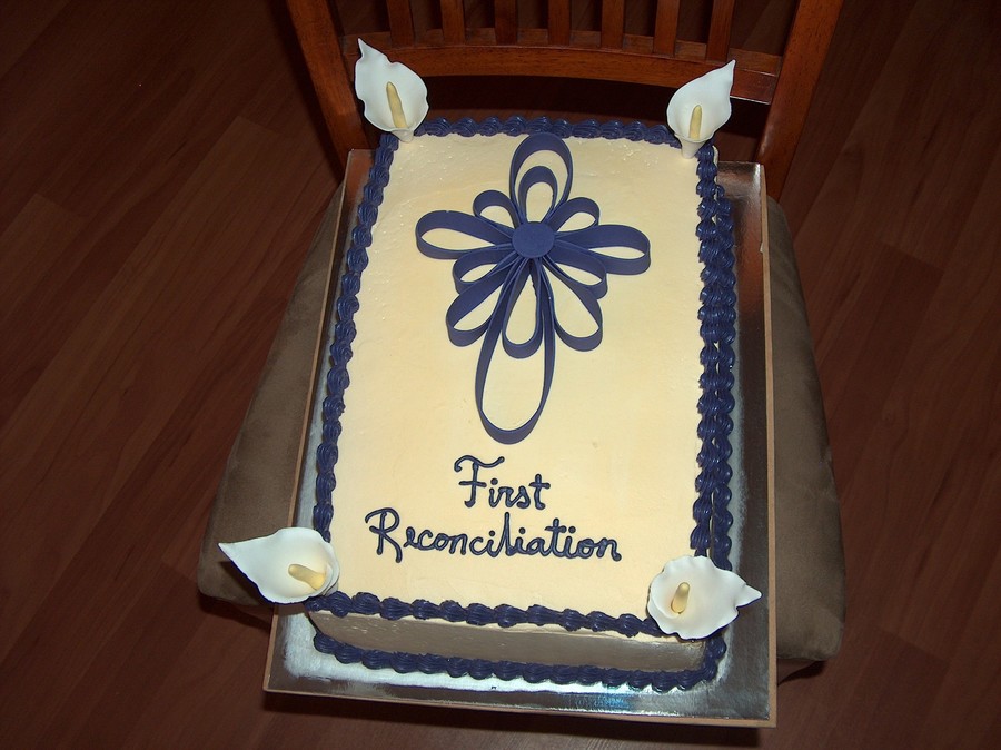 First Reconciliation Cake - CakeCentral.com