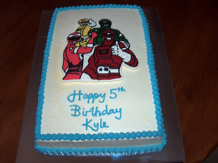 Power Rangers Birthday Cake - CakeCentral.com