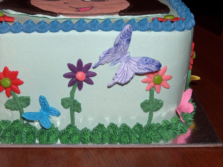 Dora Birthday Cake - CakeCentral.com
