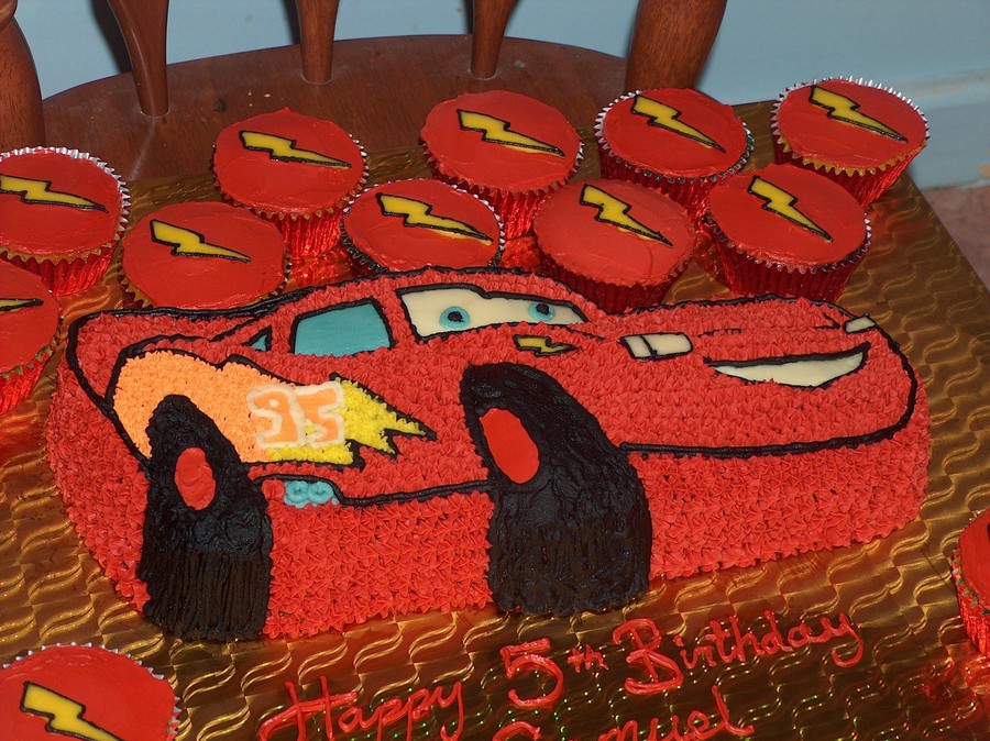 Lightning Mcqueen 5Th Birthday Cake - CakeCentral.com