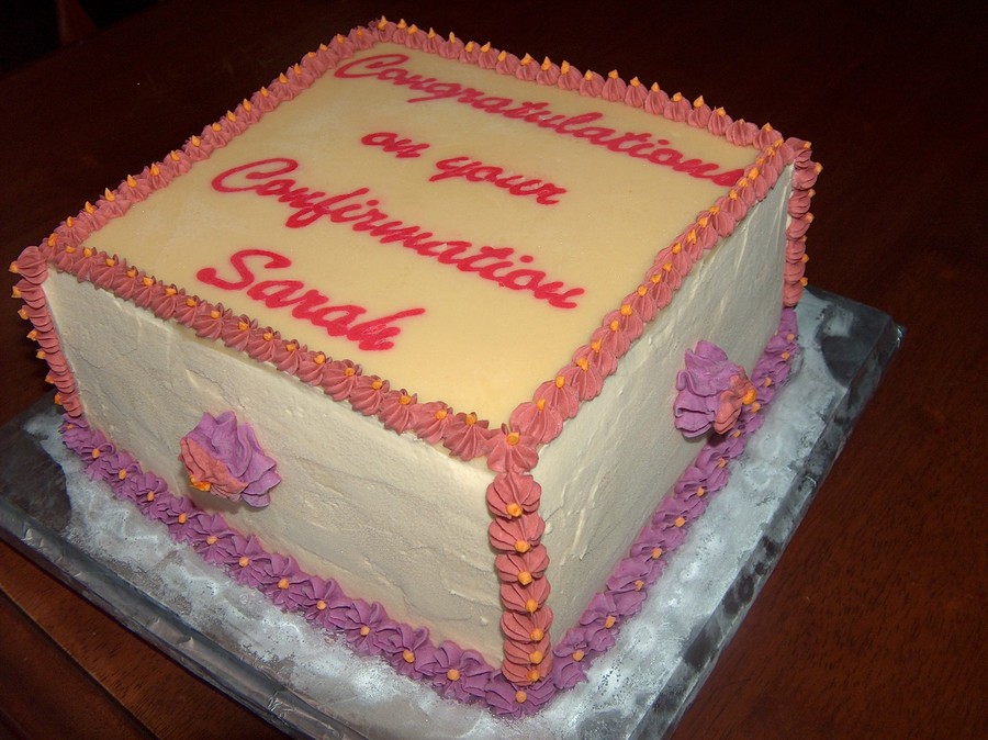 Confirmation Cake - CakeCentral.com
