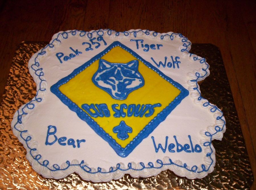 Cub Scout Cupcake Cake - CakeCentral.com