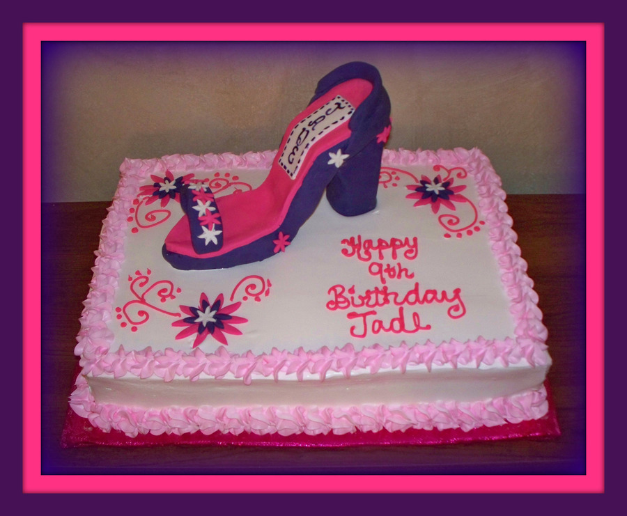 High Heel Birthday Cake - CakeCentral.com