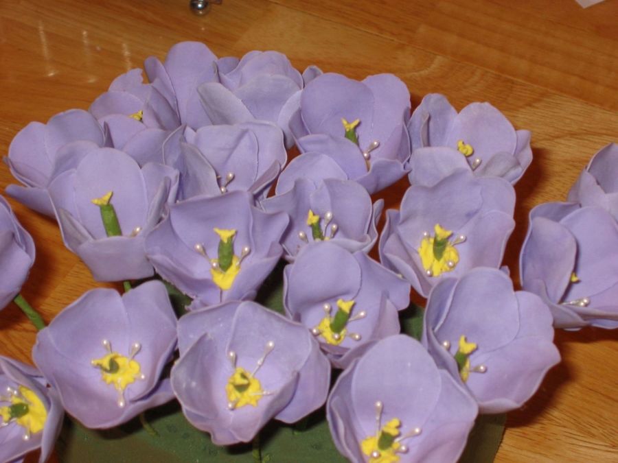 Gumpaste Tulips - CakeCentral.com