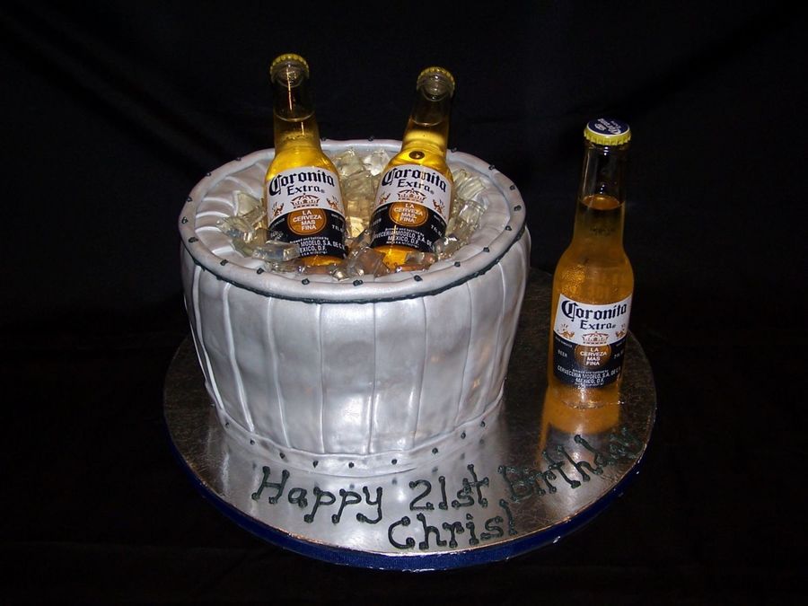 Beer Bucket Cake - CakeCentral.com