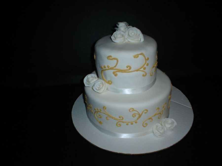 White & Ivory - CakeCentral.com