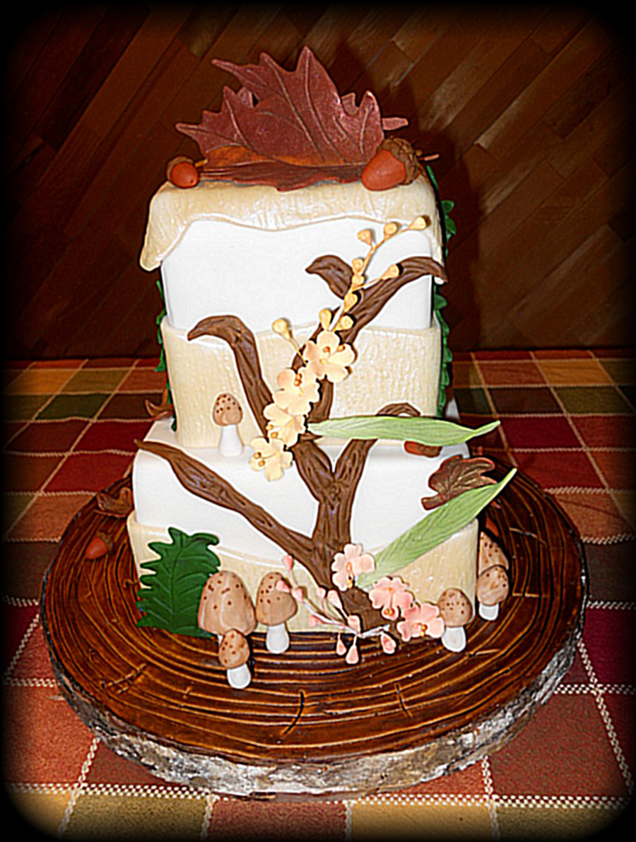 Woodland Theme Cake - CakeCentral.com