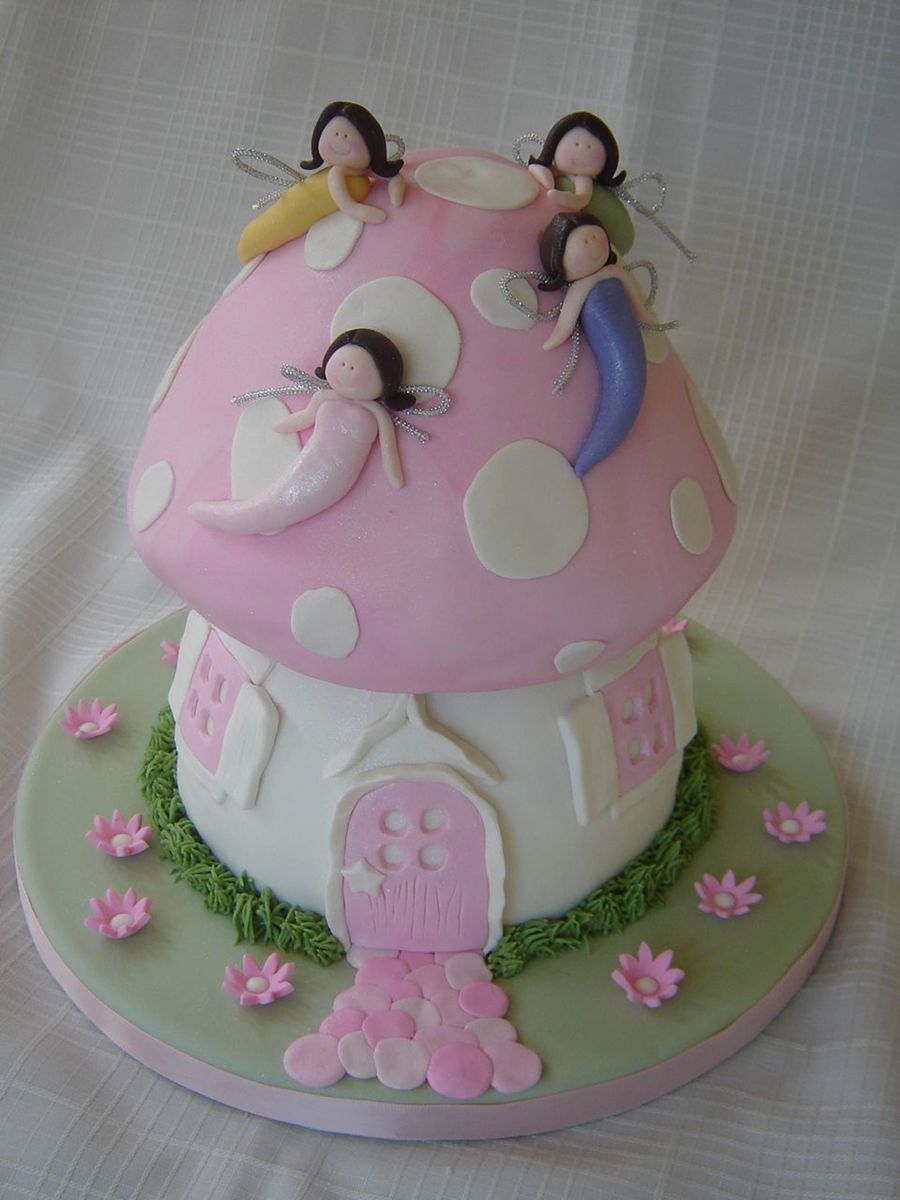 Fairy Toadstool - CakeCentral.com