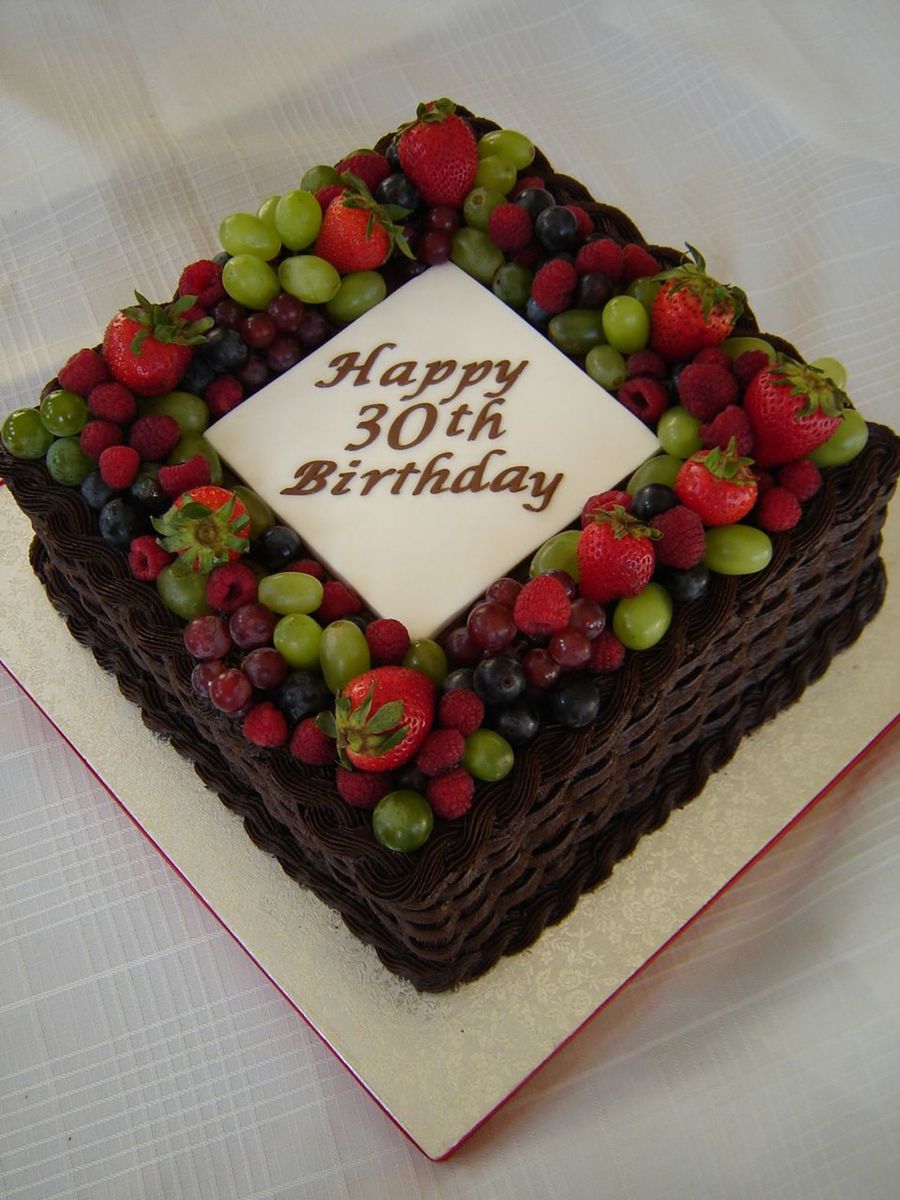30Th Birthday Cake - CakeCentral.com