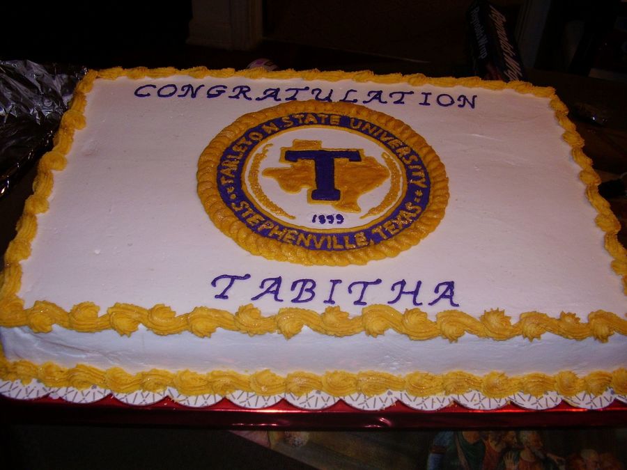 Graduation From Tarleton - CakeCentral.com