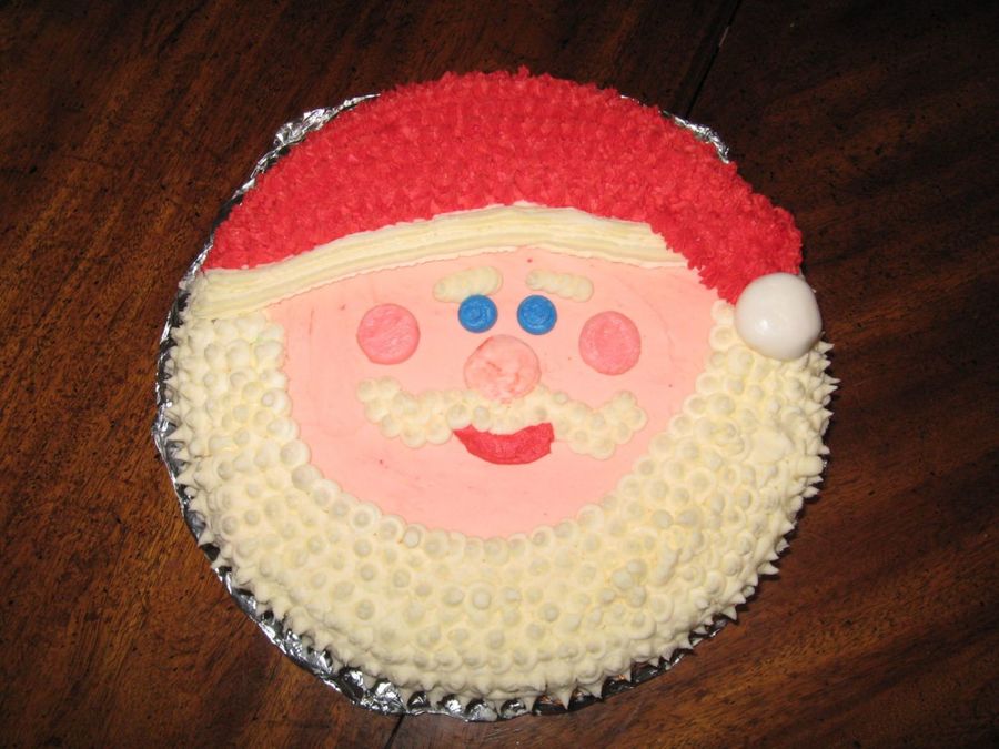 Santa Head Cake - CakeCentral.com