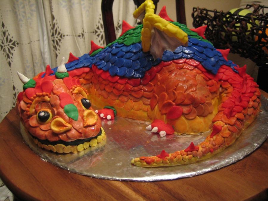 Red Dragon Cake - CakeCentral.com