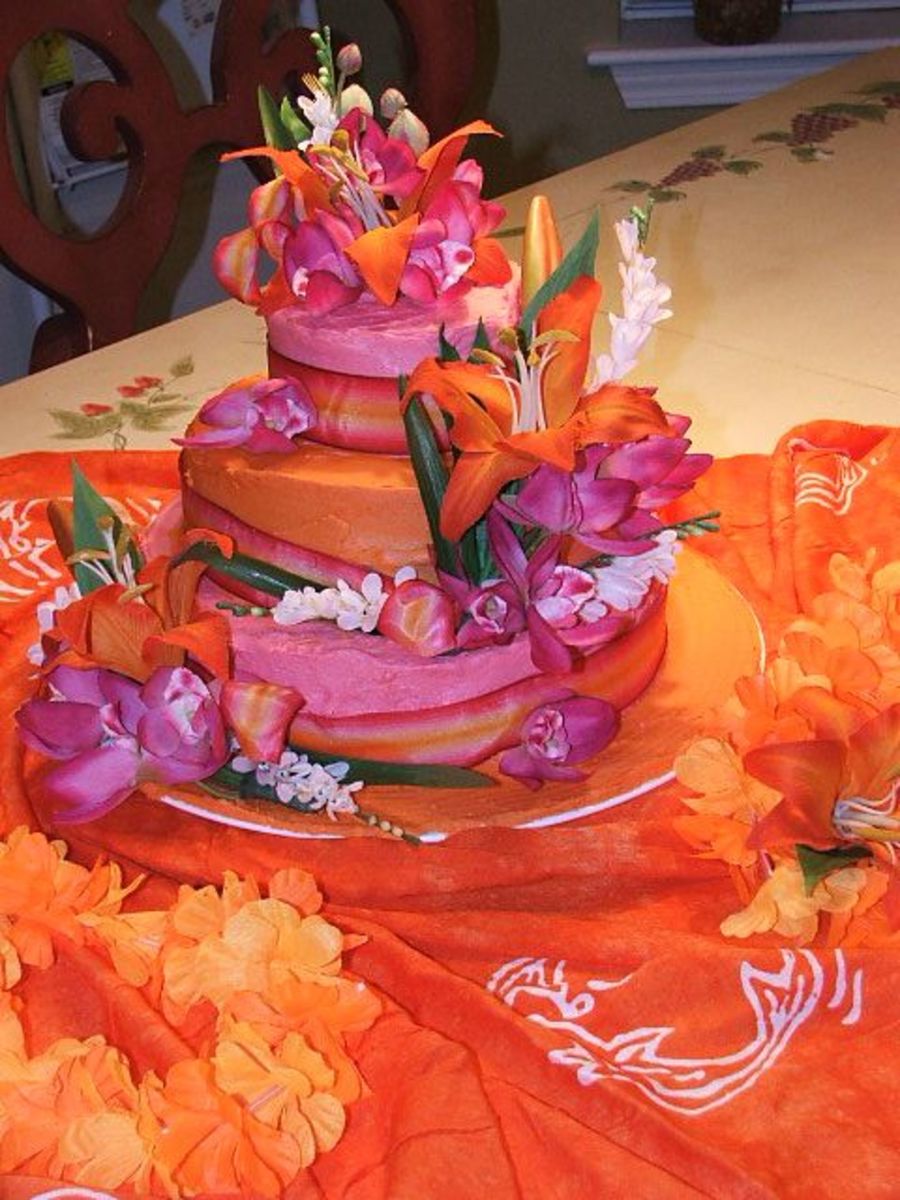 Mini "sample" Hawaiian Theme - CakeCentral.com