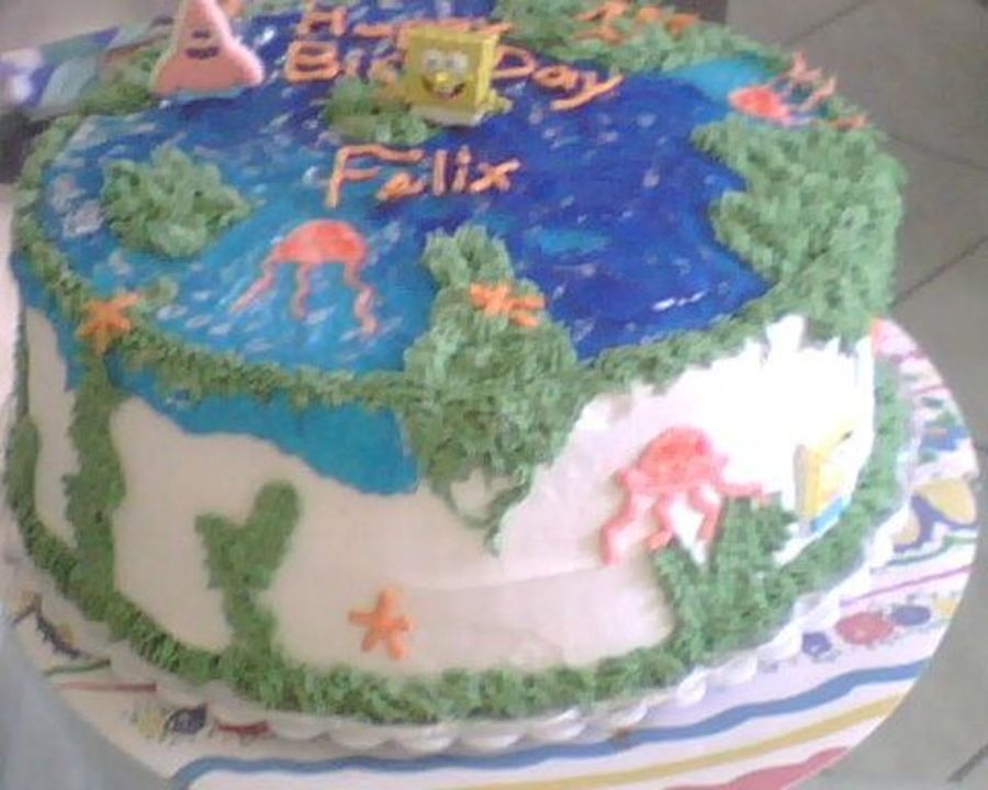 Spongebob Underwater - CakeCentral.com