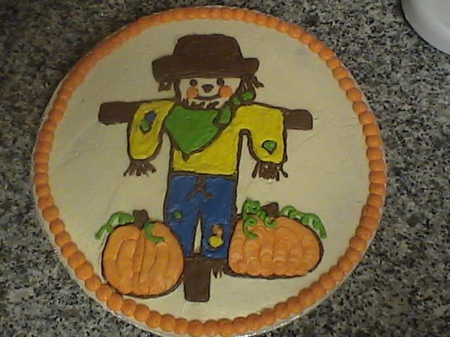 Scarecrow Cake - CakeCentral.com