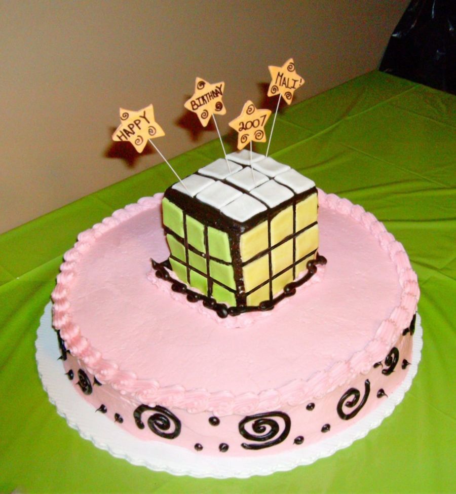 Rubik's Cube Cake - CakeCentral.com