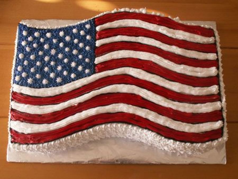 American Flag - CakeCentral.com