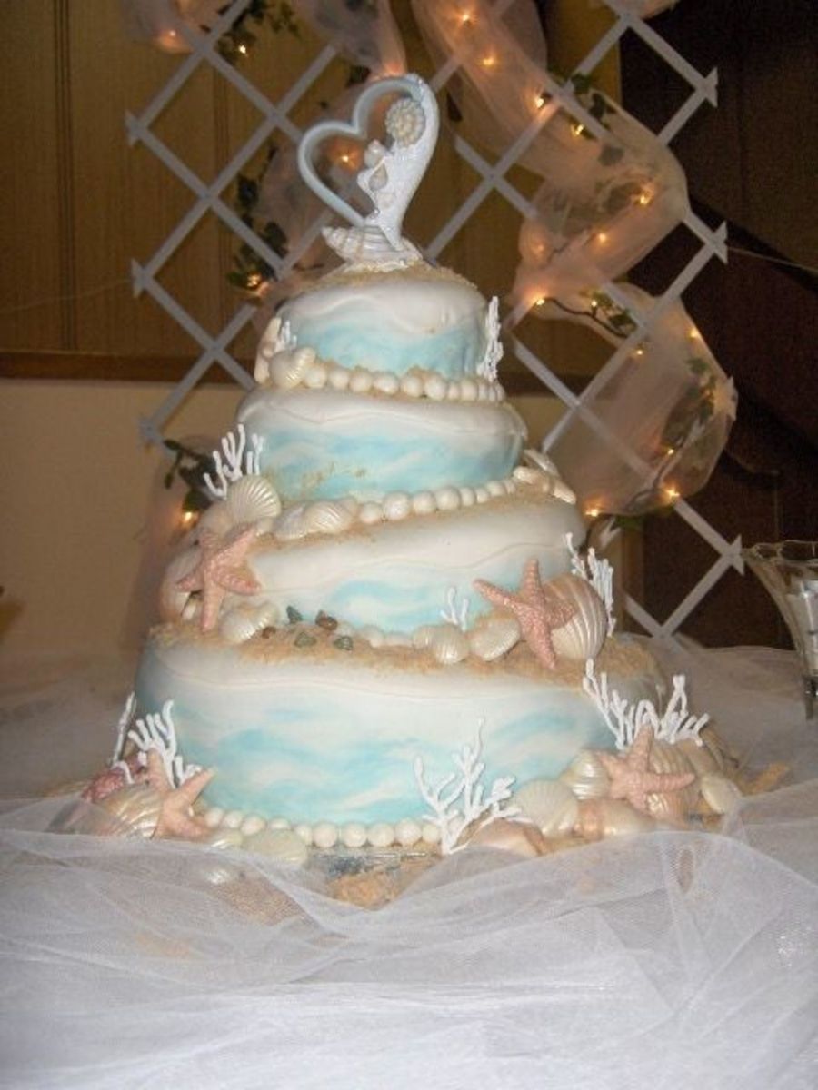 My First Real Wedding Cake - CakeCentral.com