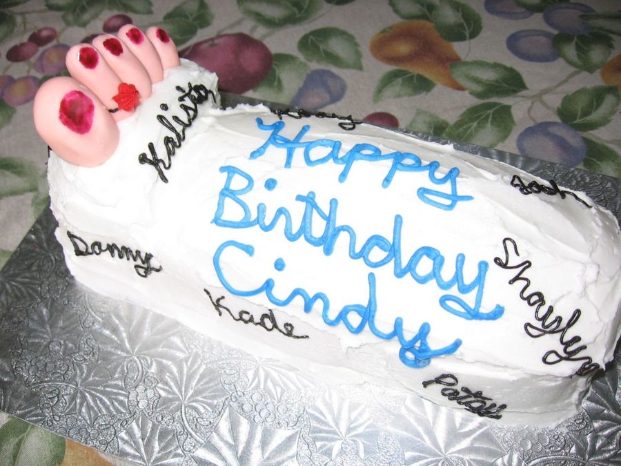 Broken Leg - CakeCentral.com