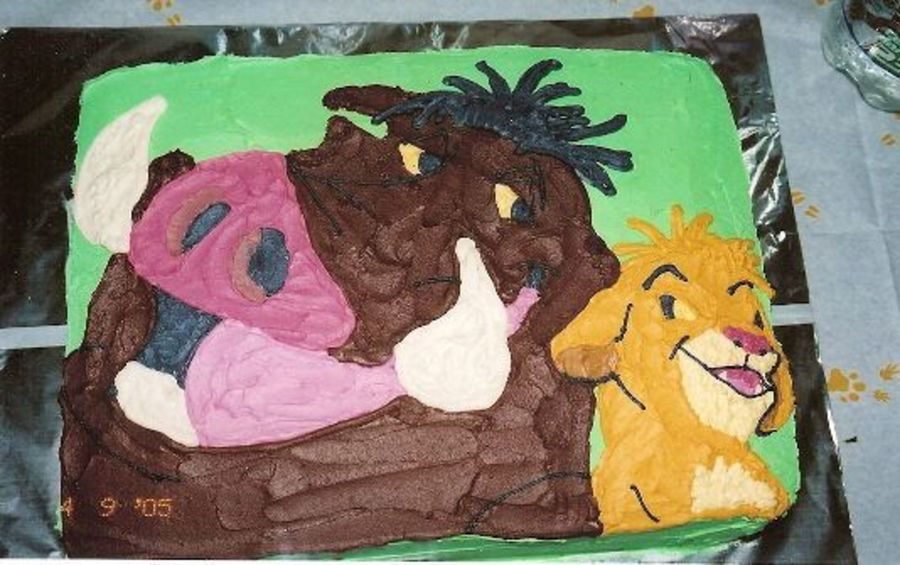 Pumba And Timon - CakeCentral.com