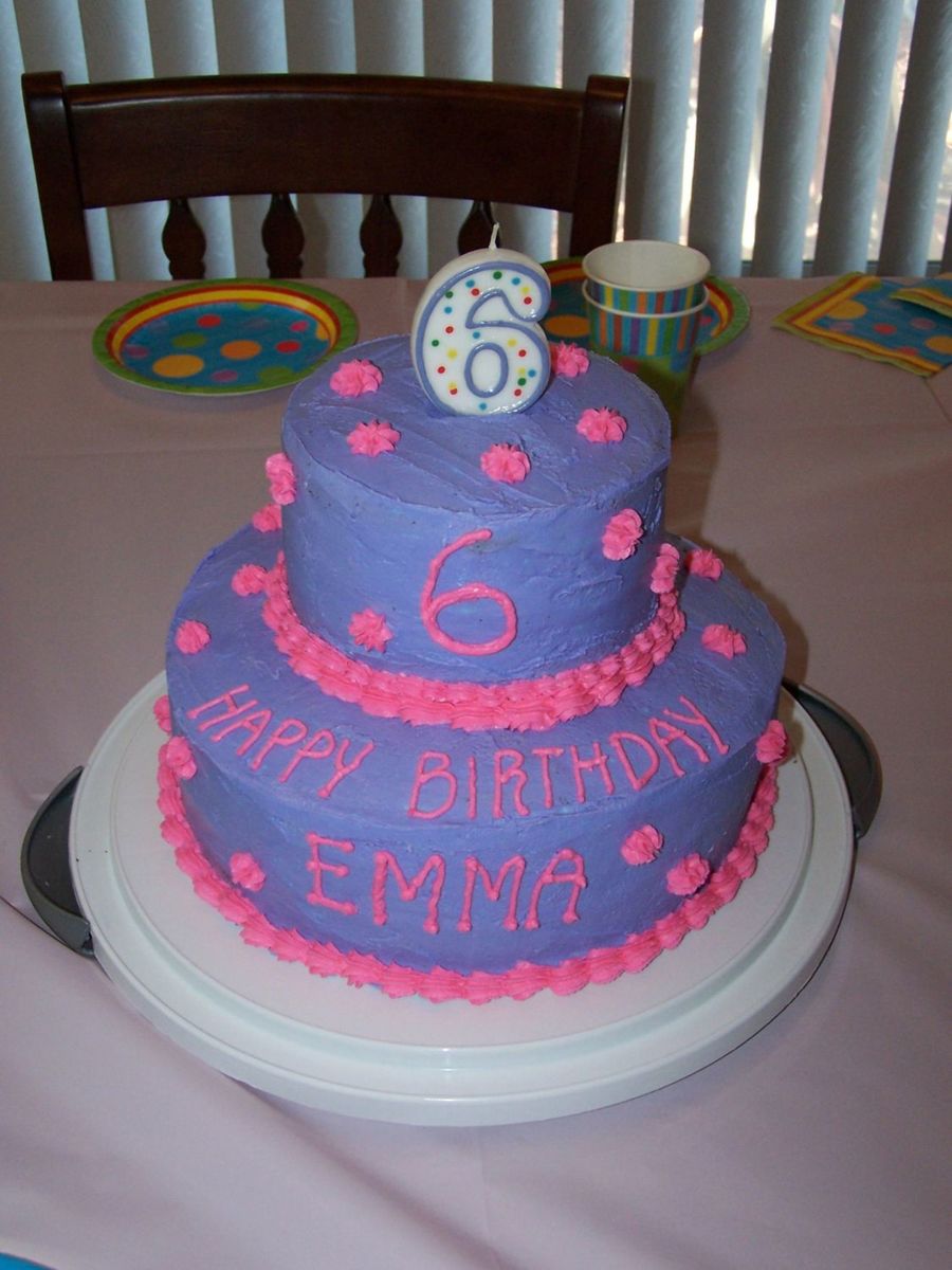 Emma's 6Th Birthday Cake - CakeCentral.com