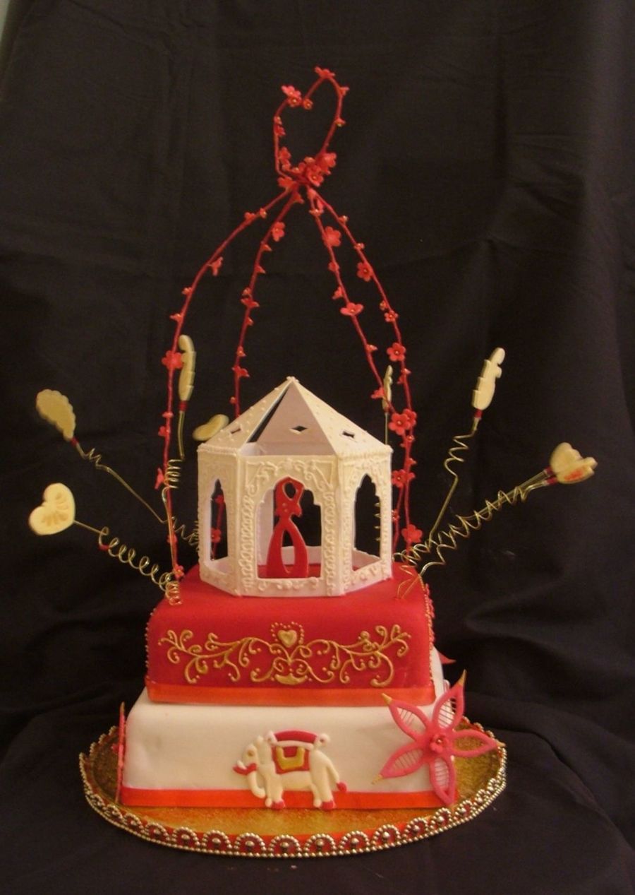 Asian Themed Wedding Cake - CakeCentral.com