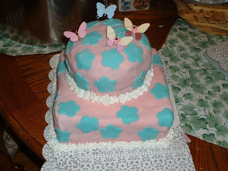 First Stacked Cake - CakeCentral.com