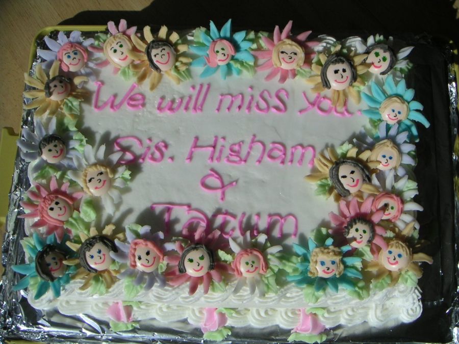 Farewell Cake - CakeCentral.com