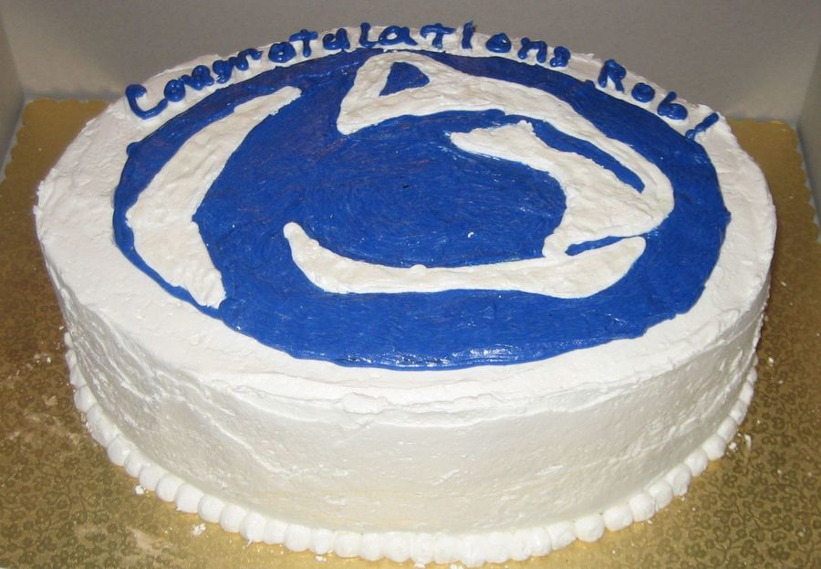 Penn State Graduation Cake - CakeCentral.com