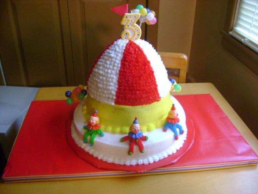 Big Top Circus Cake - CakeCentral.com
