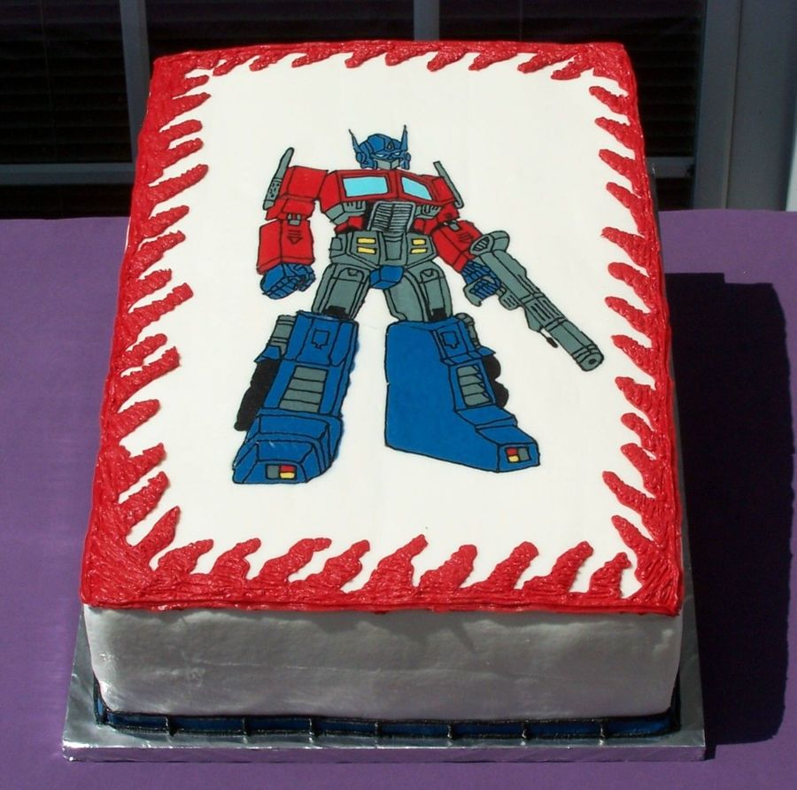 Optimus Prime Transformer - CakeCentral.com