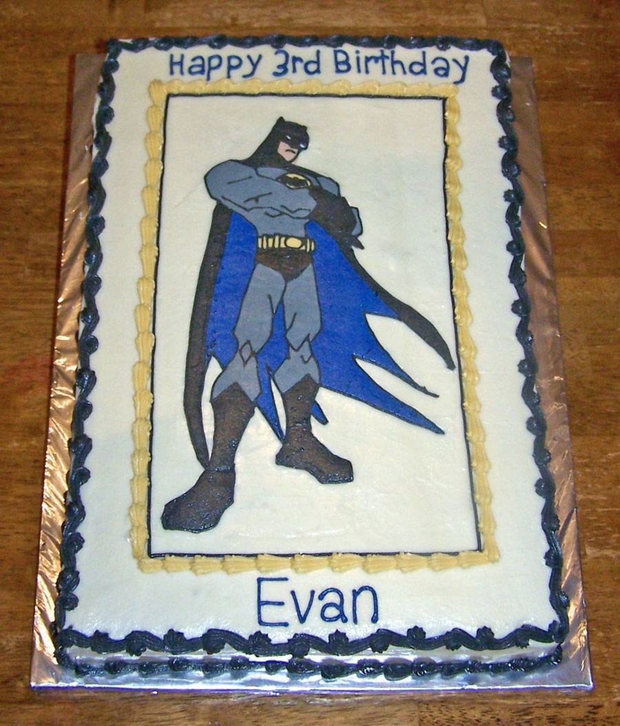 Batman Cream Cheese Fbct (Fcct) - CakeCentral.com