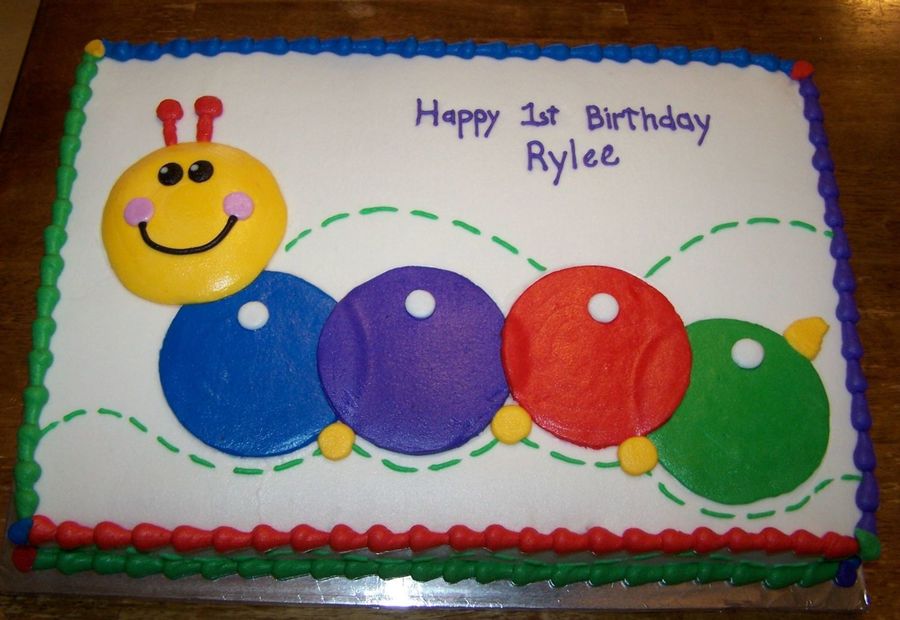 Baby Einstein Catepillar - CakeCentral.com