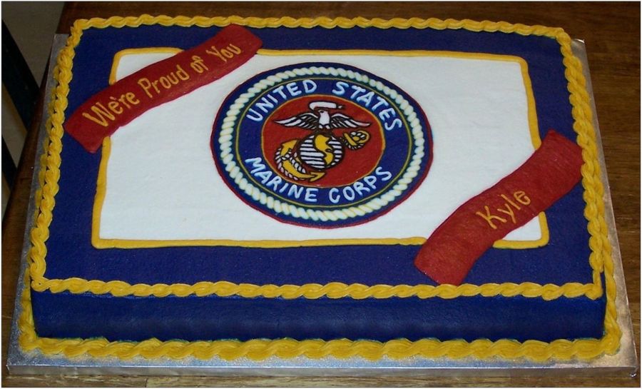Us Marine Graduation - CakeCentral.com
