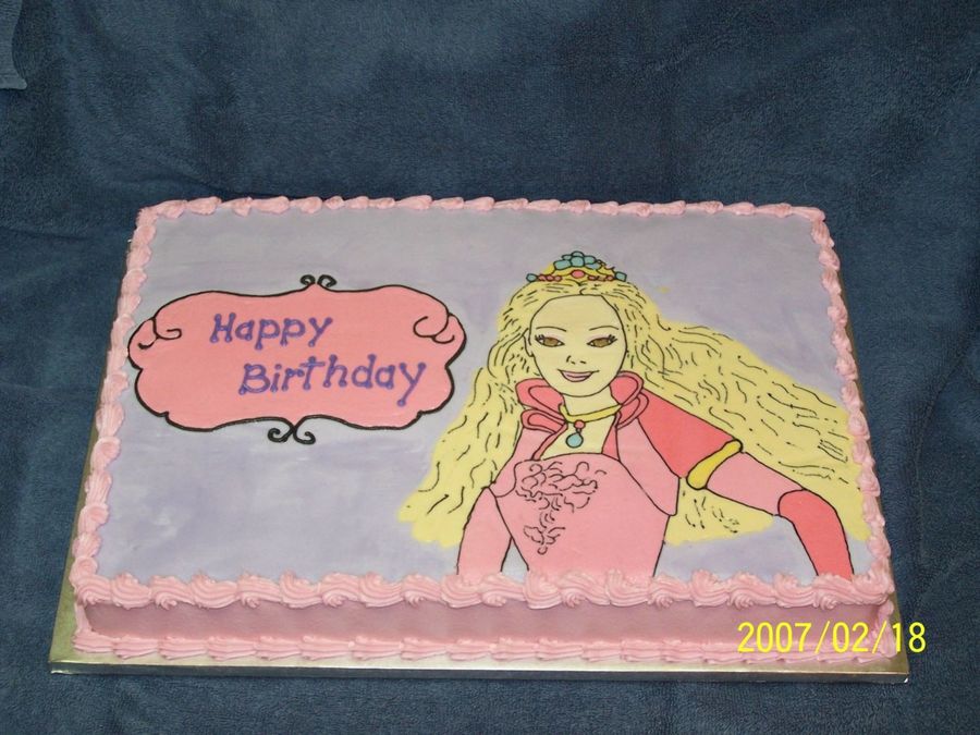 Barbie In The 12 Dancing Princesses - CakeCentral.com