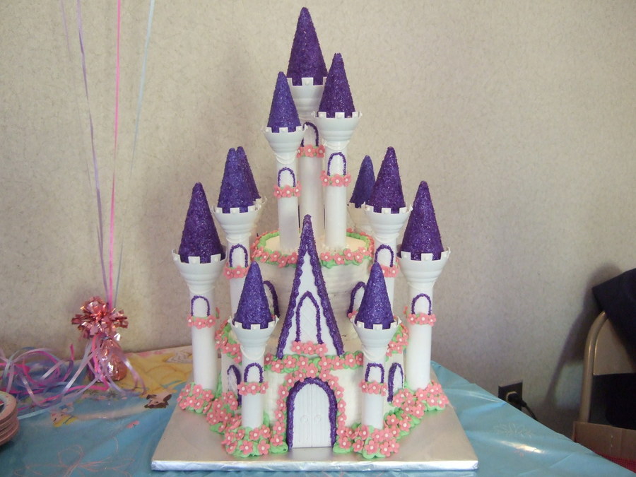 Princess Castle Cake - CakeCentral.com