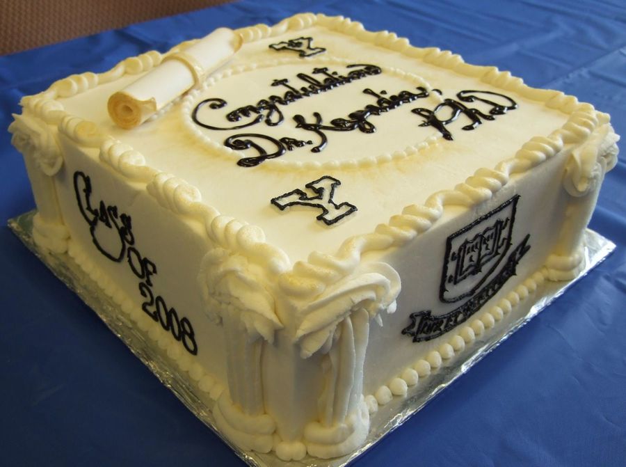 Ivy League Graduation Cake - CakeCentral.com