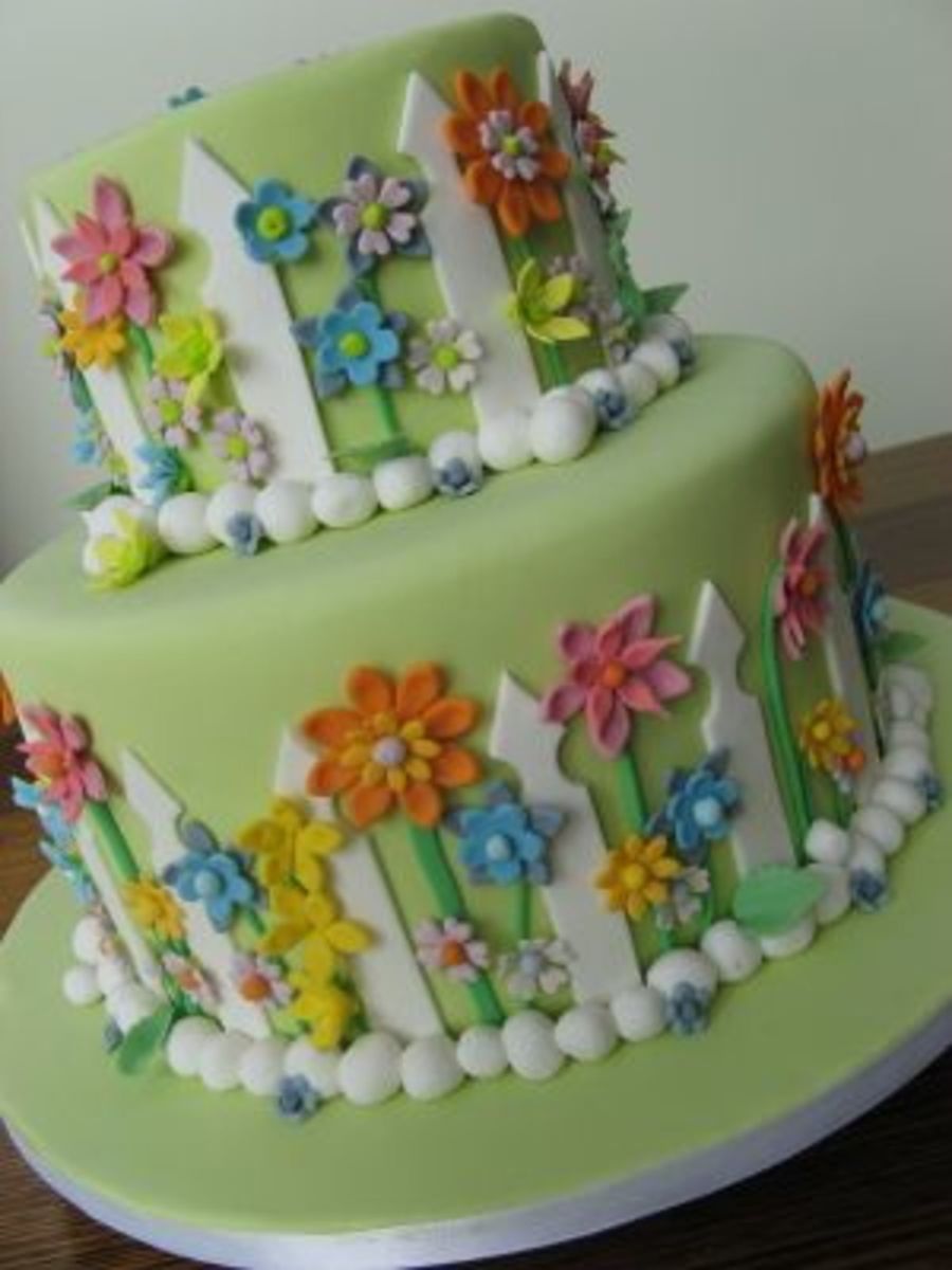 Flower Garden - CakeCentral.com