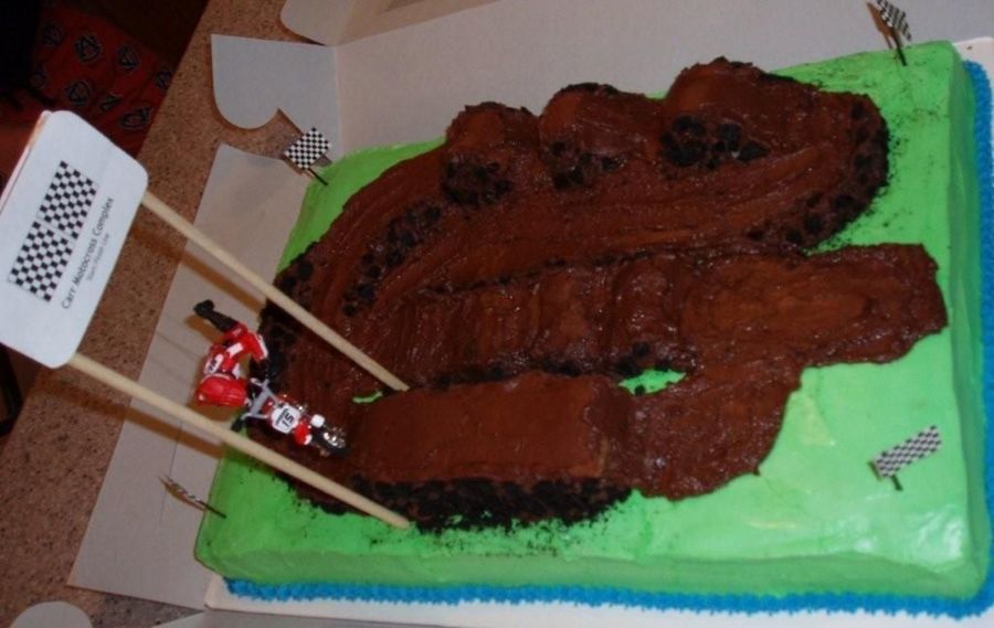 Motorcross Birthday Cake - CakeCentral.com
