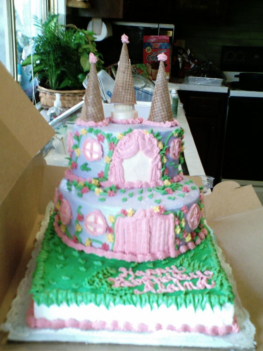 Purple Castle - CakeCentral.com