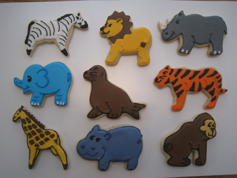Zoo Animal Cookies - CakeCentral.com