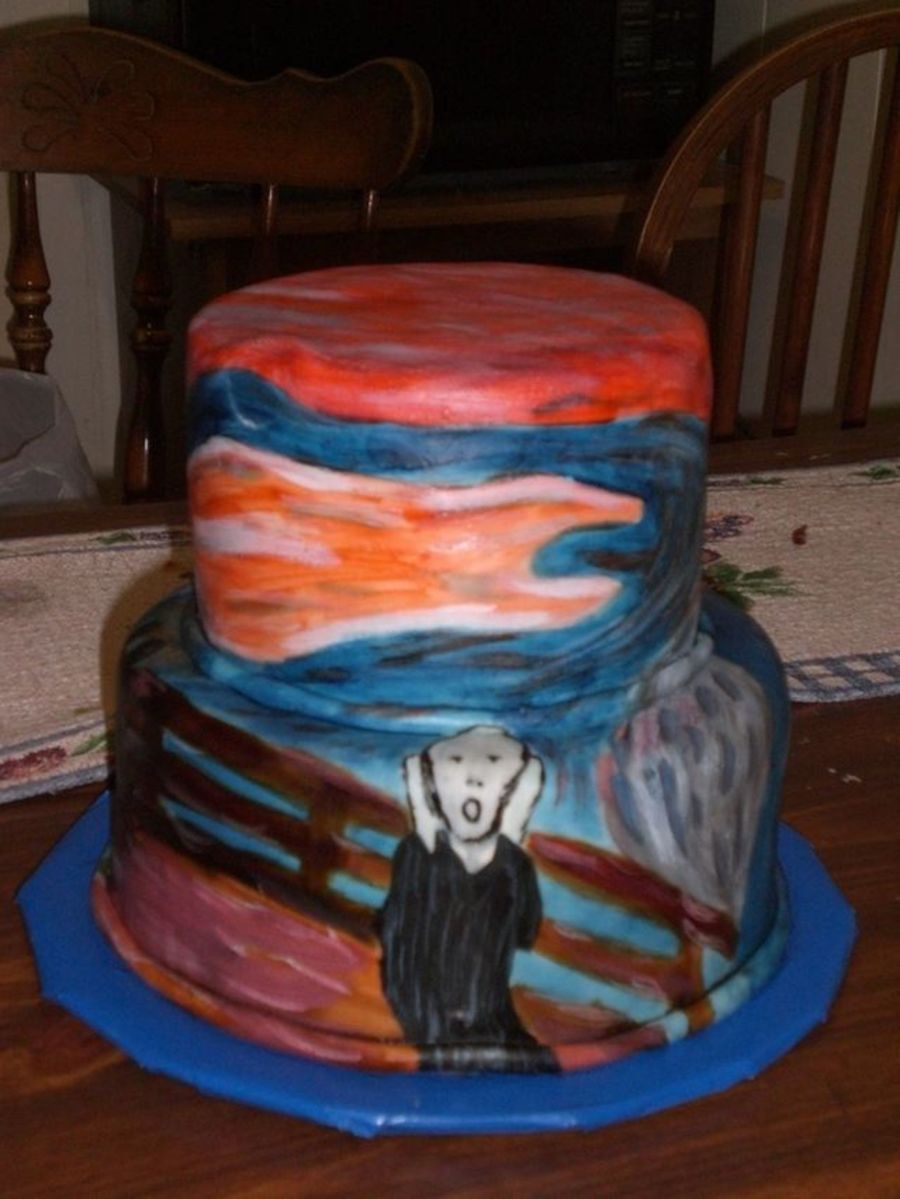 The Scream - CakeCentral.com