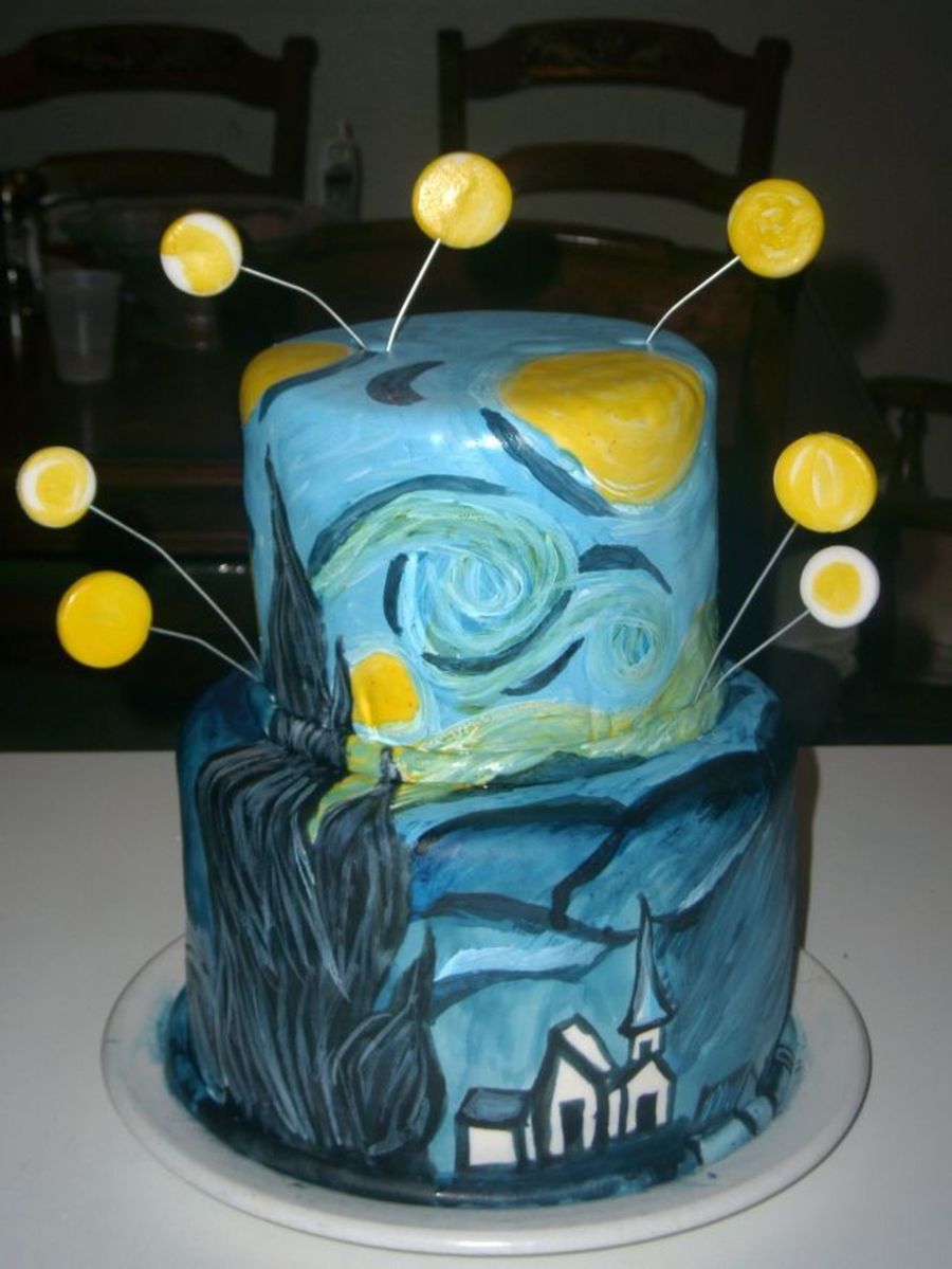 Starry Night - CakeCentral.com