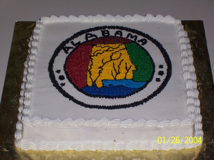 Alabama Highway Dept. Cake - CakeCentral.com