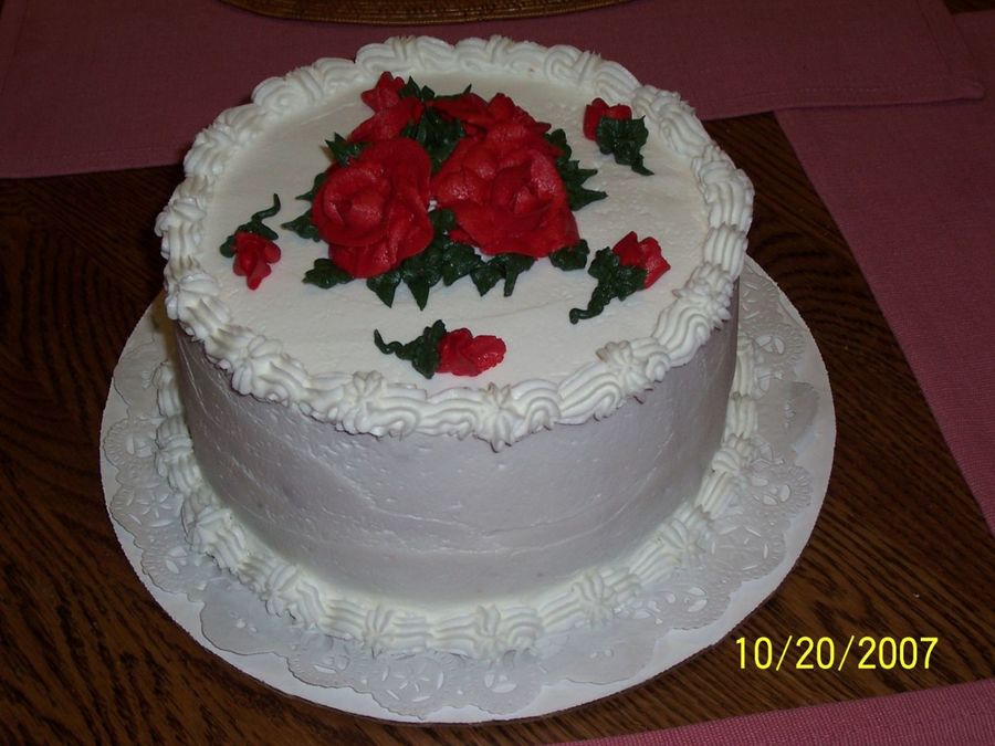 Parent's Birthday Cake - CakeCentral.com