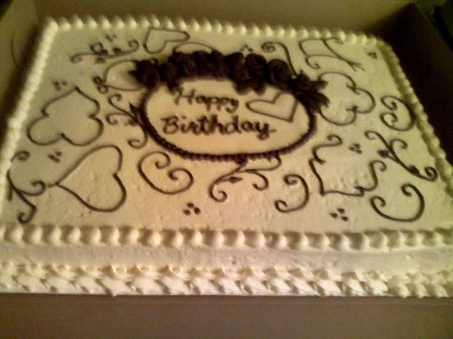 Monthly Bday Cake For Work - CakeCentral.com