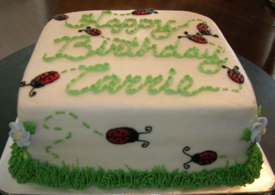 Ladybug Tracks - CakeCentral.com