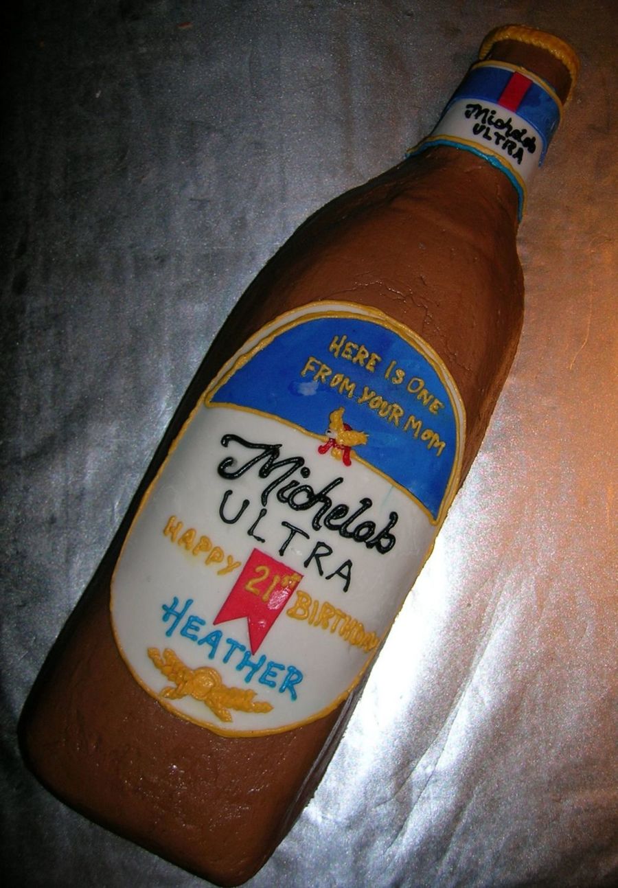 Beer Bottle Cake - CakeCentral.com