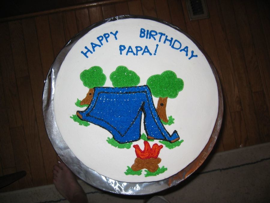 Camping Cake - CakeCentral.com